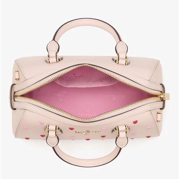 kate spade | Bags | Kate Spade Madison Heart Studs Small Dolly Duffle ...
